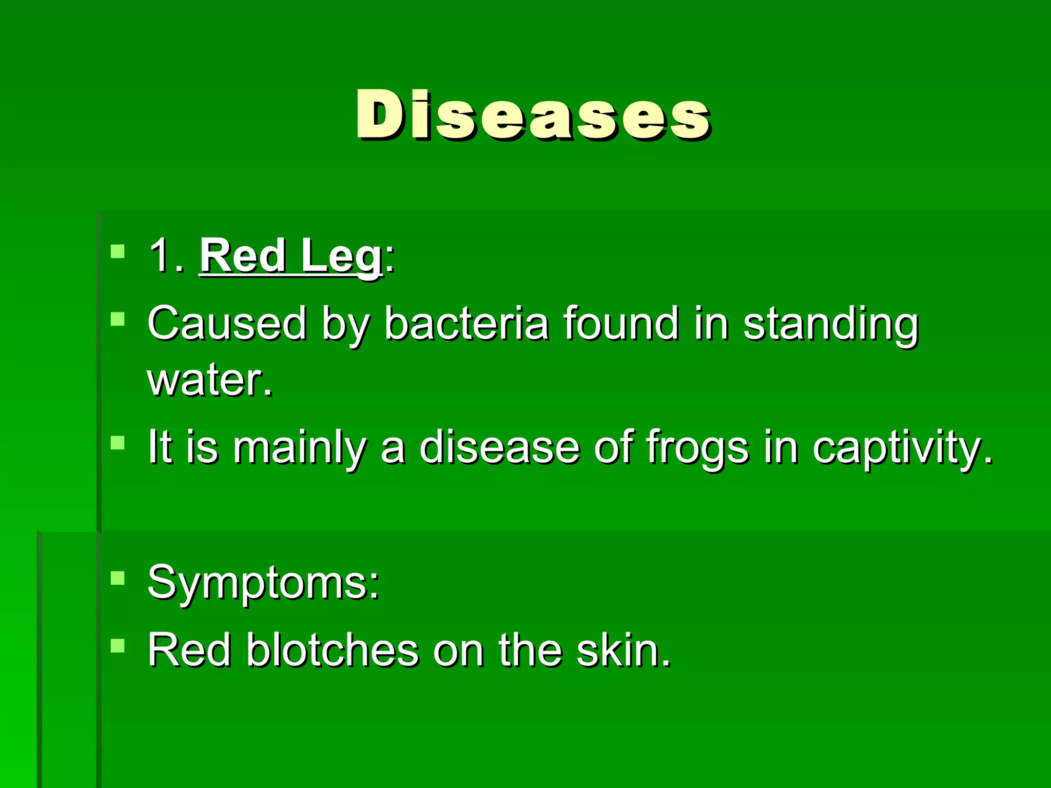 Amphibian disease and reproduction | PPT