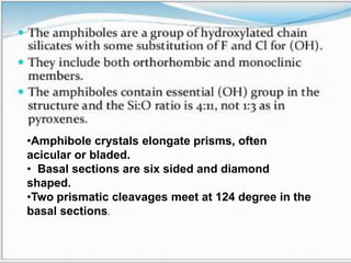 Amphibole group of mineral | PPTX