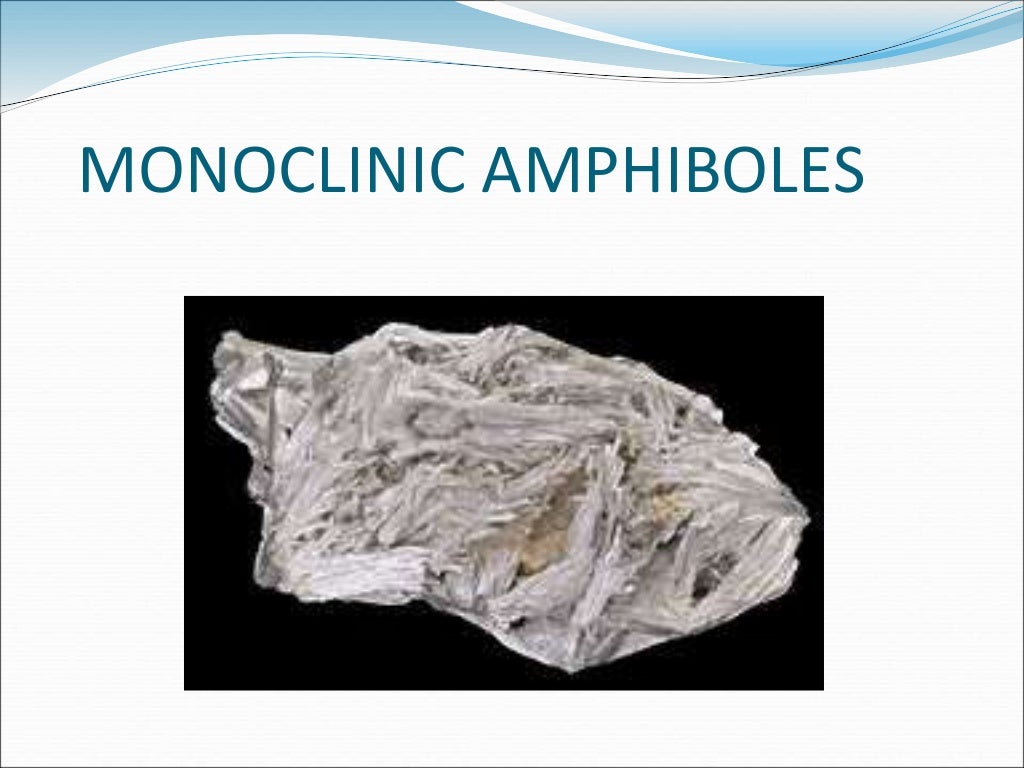 Amphibole group of minerals