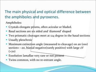 Amphiboles | PPT