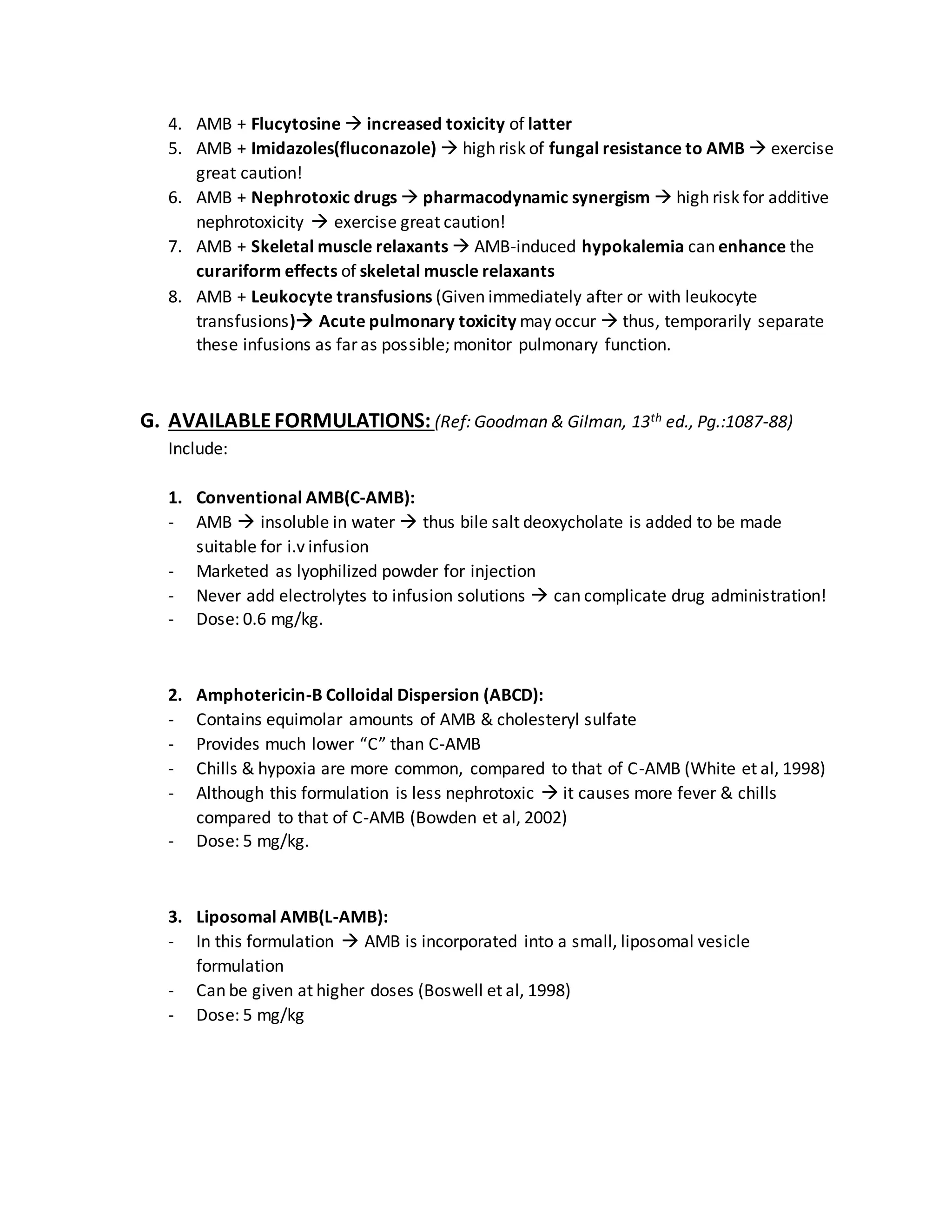 Amphotericin B Drug profile: By RxVichuZ! | DOCX