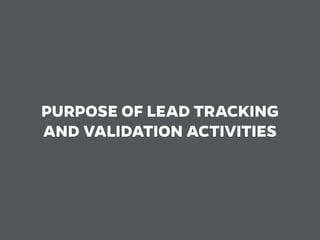 Lead Validation Study | PDF