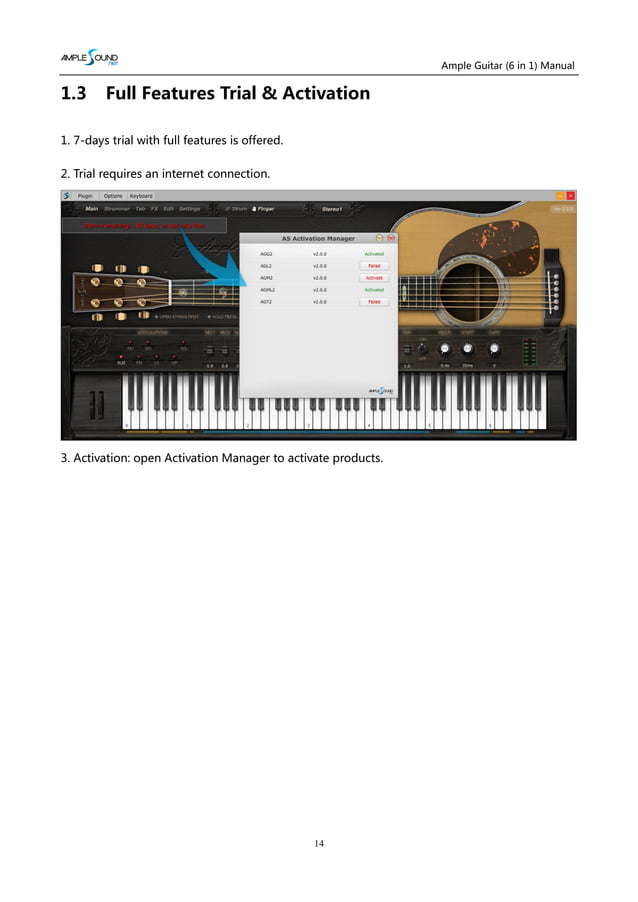 Ample_Guitar(6_in_1)Manual.pdf | Digital Audio | Computer Software and Applications