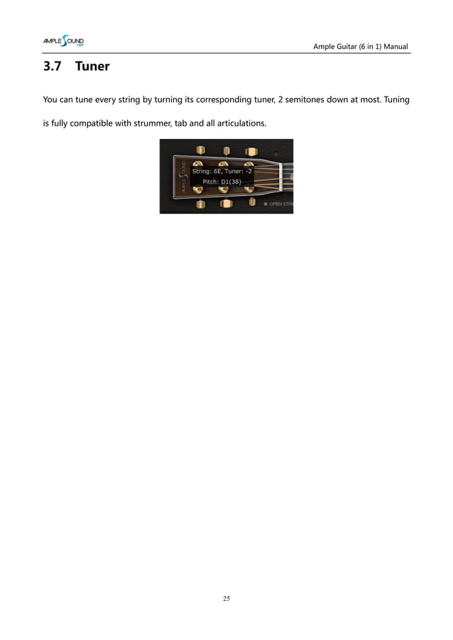 Ample_Guitar(6_in_1)Manual.pdf | Digital Audio | Computer Software and Applications