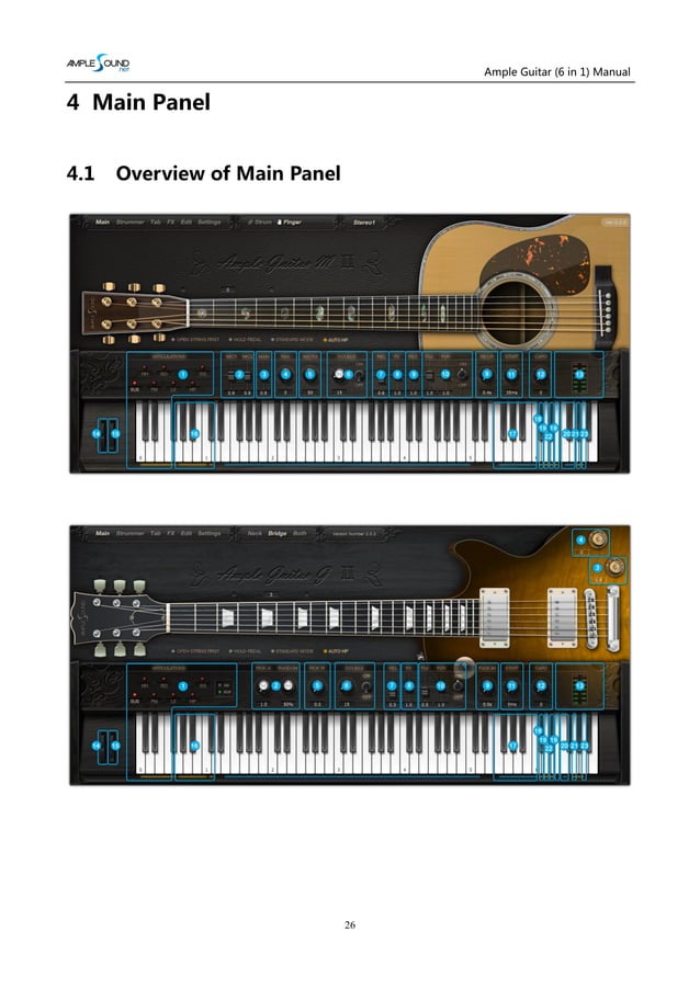 Ample_Guitar(6_in_1)Manual.pdf | Digital Audio | Computer Software and Applications