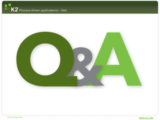 Amplexor - The K2 Case Management Framework | PPTX