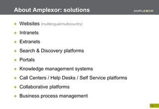 Amplexor Romania Presentation | PPTX