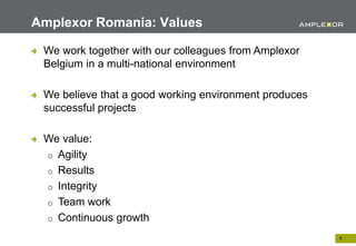 Amplexor Romania Presentation | PPTX