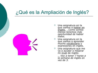Ampliación de inglés | PPT