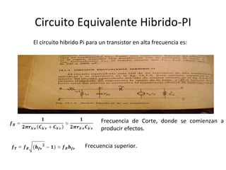 Respuesta en frecuencia circuitos amplificadores | PPT