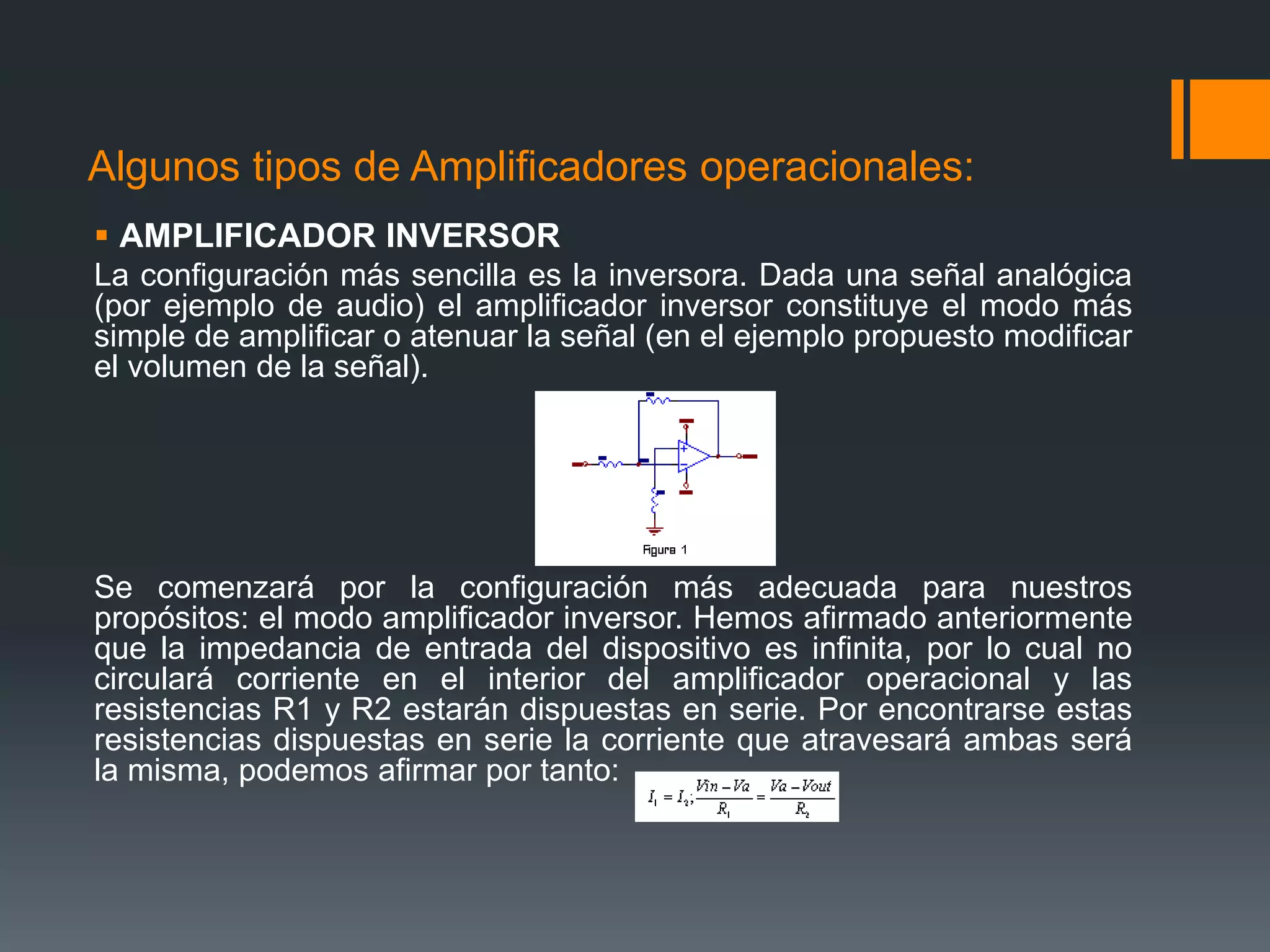 Amplificadores operacionales. | PPTX