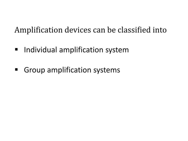 Amplification device | PPTX | Digital Audio | Computer Software and ...