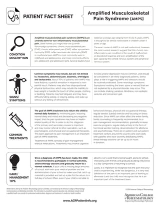 Amplified musculoskeletal-pain-syndrome-fact-sheet | PDF