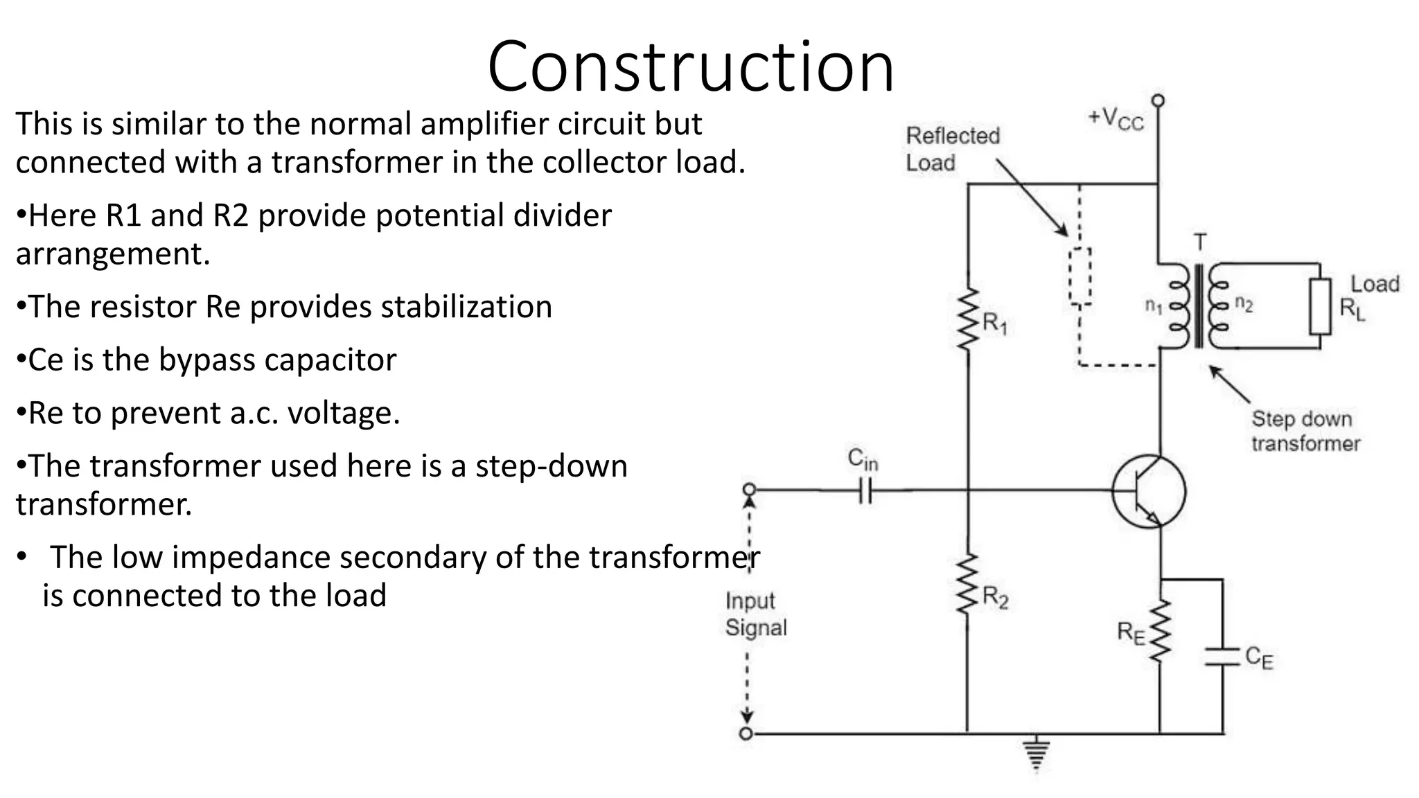 Amplifier (Transformer Coupled) | PPTX