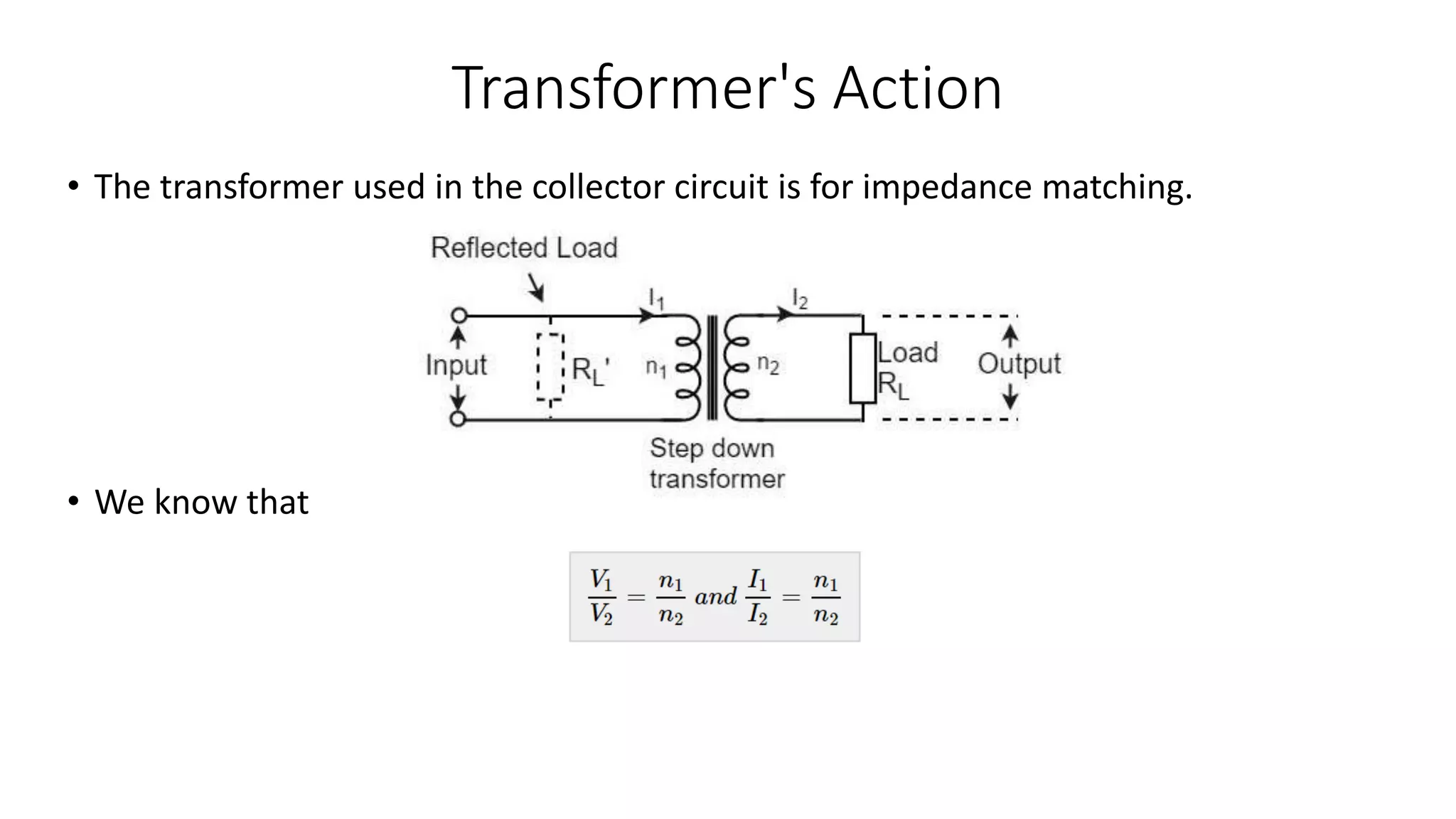 Amplifier (Transformer Coupled) | PPTX