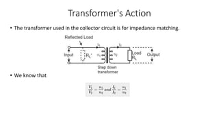 Amplifier (Transformer Coupled) | PPTX