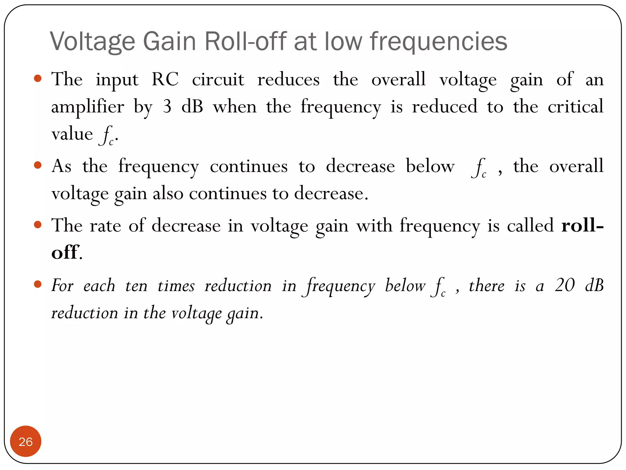 Amplifier frequency response(part 1) | PDF
