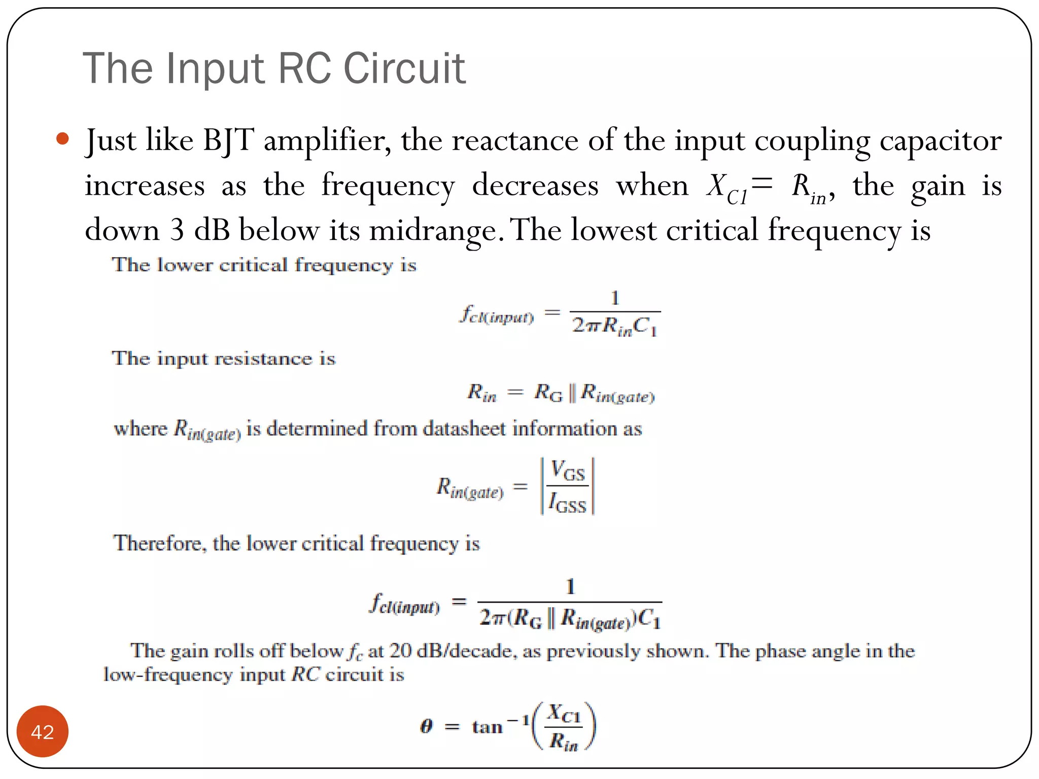 Amplifier frequency response(part 1) | PDF