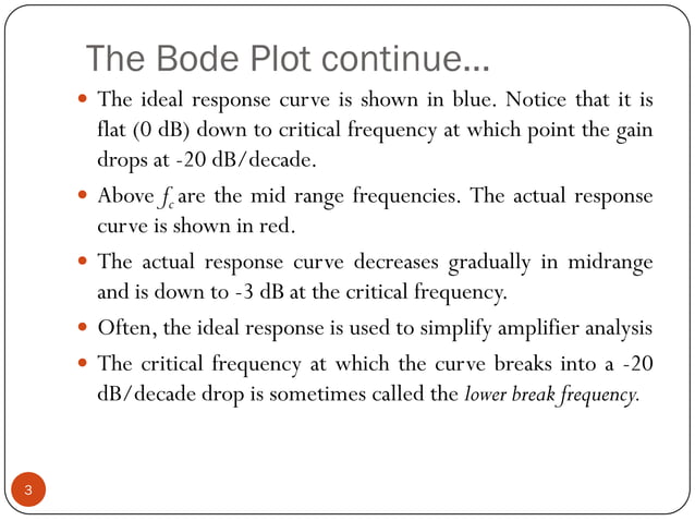Amplifier frequency response (part 2) | PPT