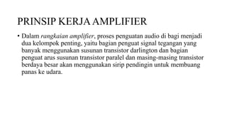 Amplifier & op amp | PPTX