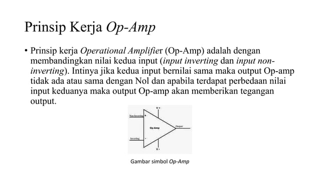 Amplifier & op amp | PPTX