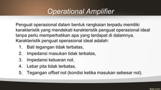 Amplifier & Operational Amplifier | PPT | Free Download