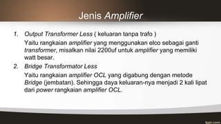 Amplifier & Operational Amplifier | PPTX