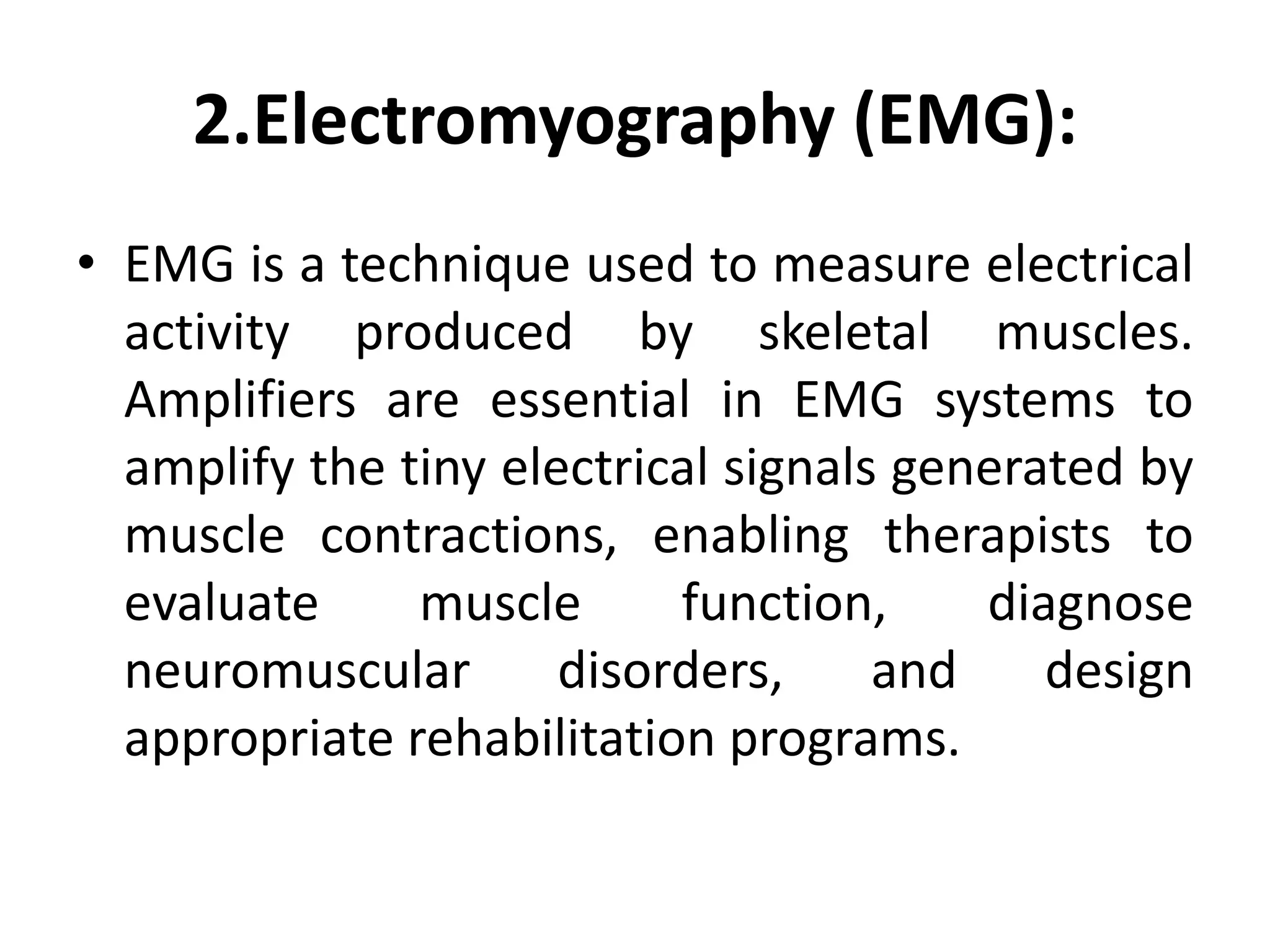 Types of Amplifier & its uses in physiotherapy | PPTX