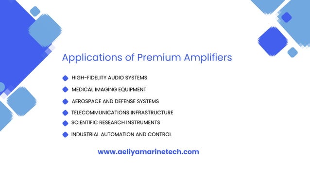 Precision Amplifiers Collection Optimizing Industrial Automation | PPT