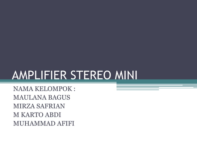 AMPLIFIER STEREO MINI.pptx