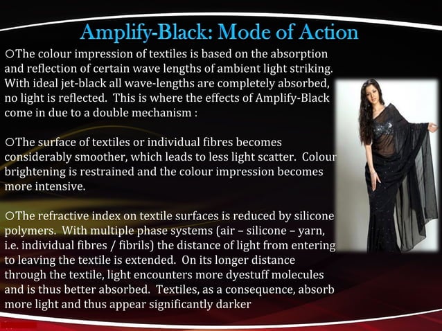 Amplify Black---Colour deepening agent increases the depth of dyed ...