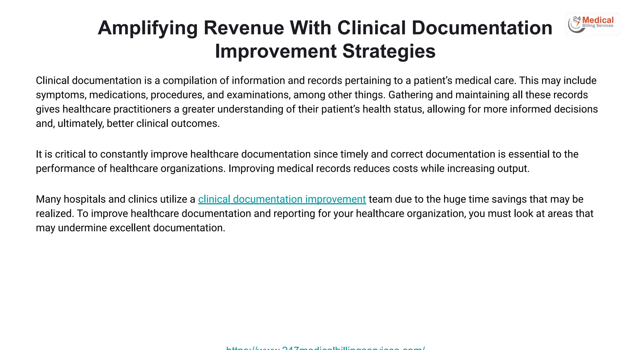 Amplifying Revenue With Clinical Documentation Improvement Strategies.pdf Amplifying Revenue With Clinical Documentation Improvement Strategies.pdf