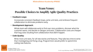 Amplifying Agile Quality Practices | PDF