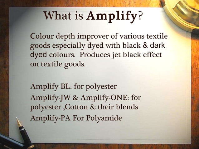 Amplify series.Colour Deepening Agents,Colour Depth enhancing agent | PPS