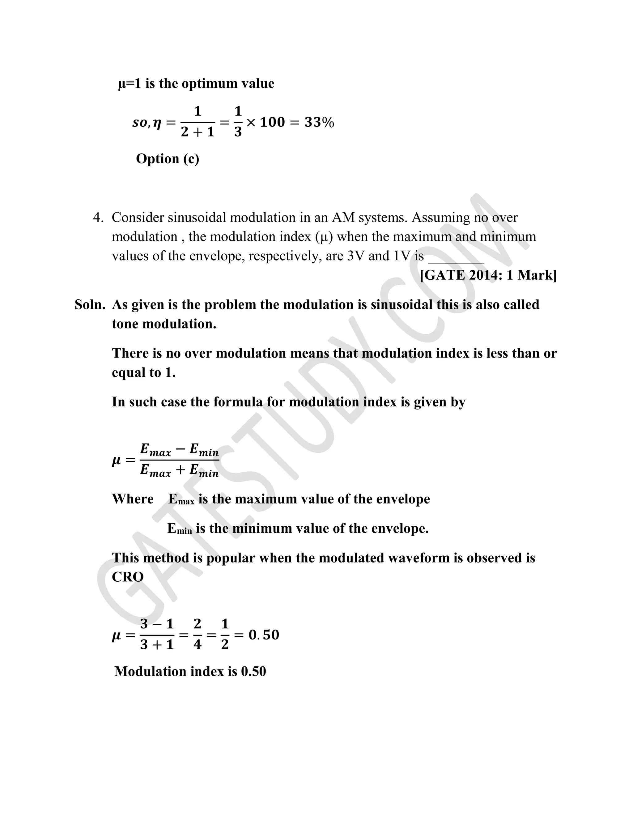 Amplitude modulated-systems | PDF