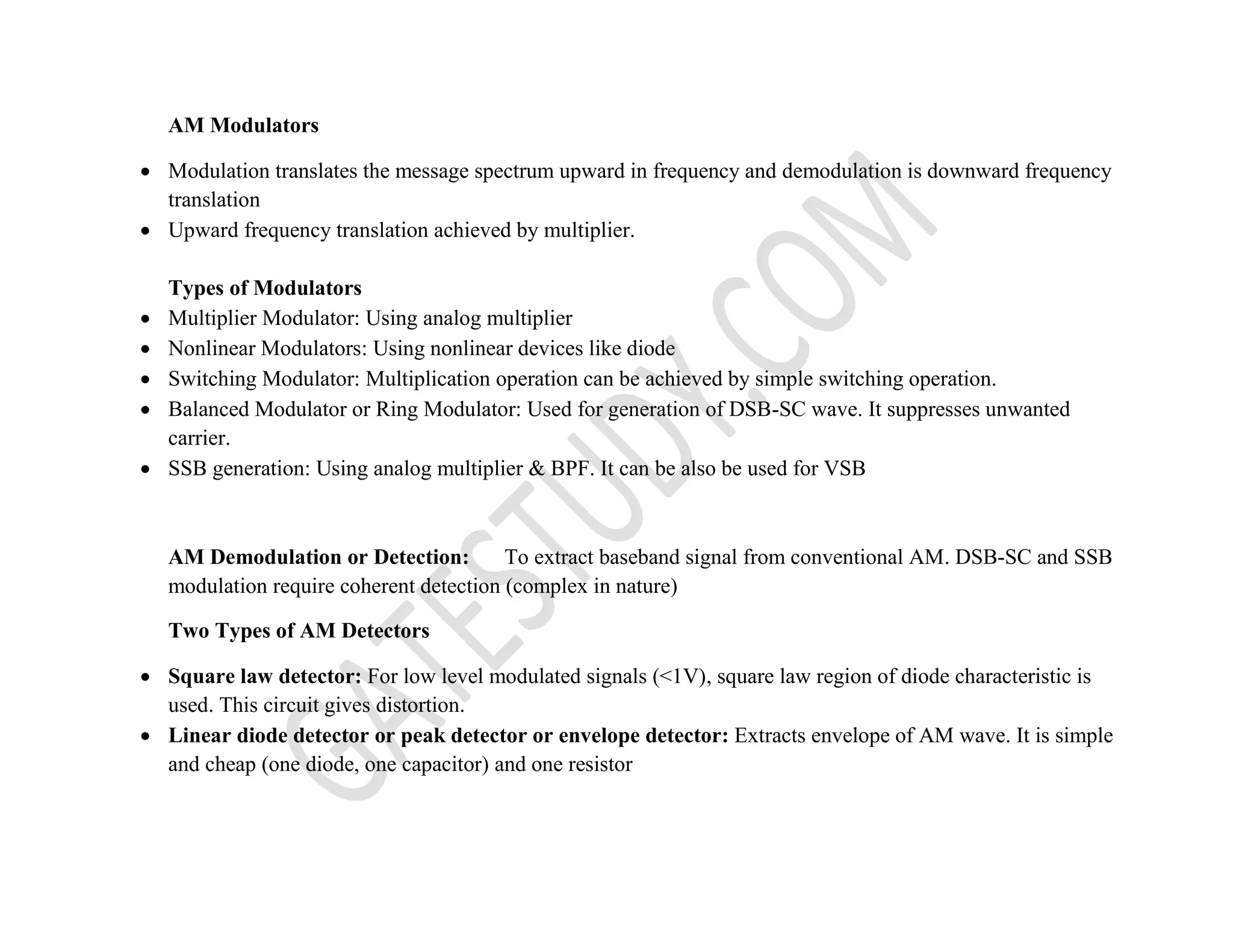 Amplitude modulated-systmes | PDF
