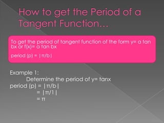 Amplitude and period | PPT