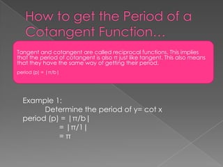 Amplitude and period | PPT