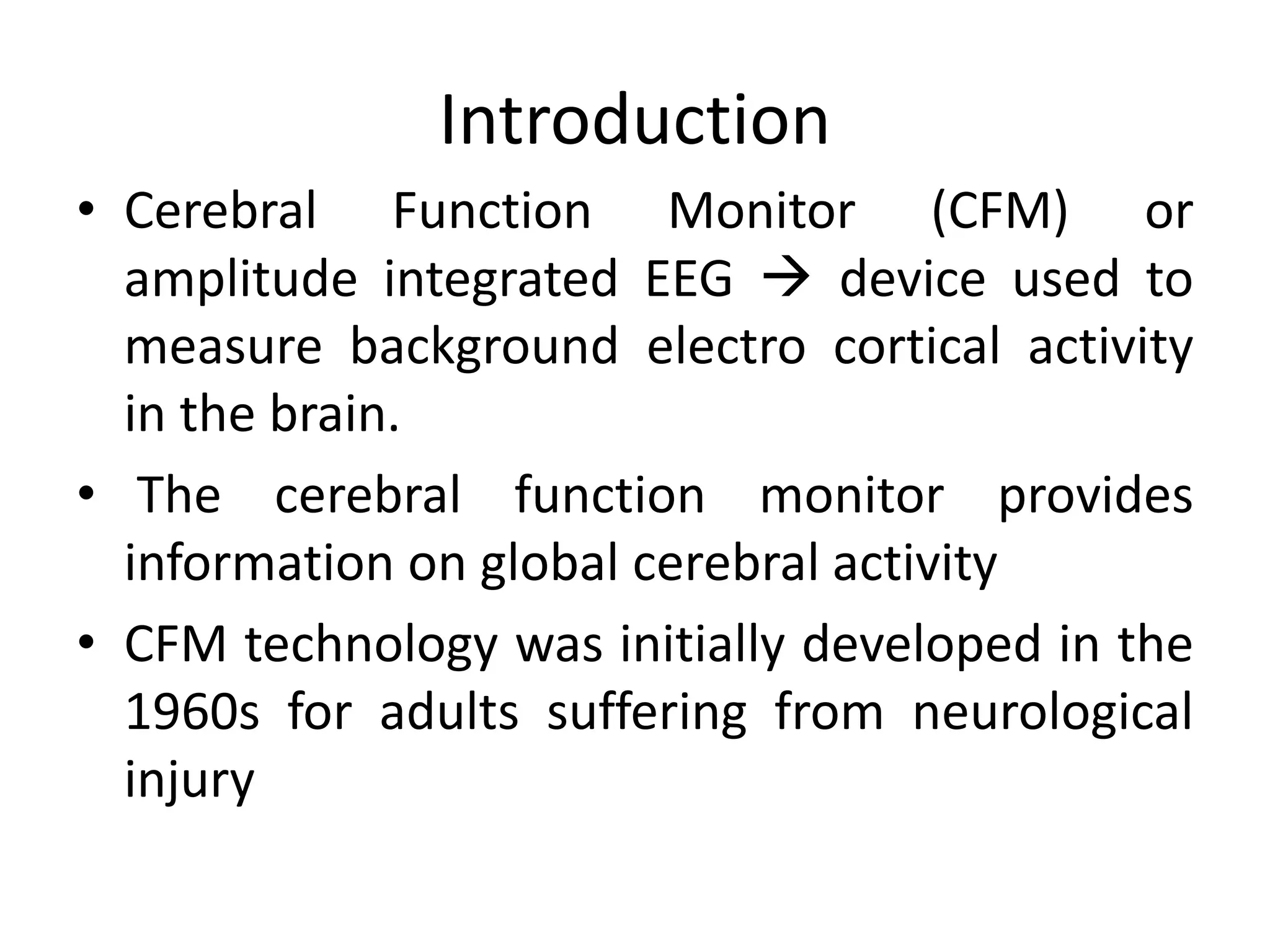 Amplitude integrated eeg in neonates | PPTX