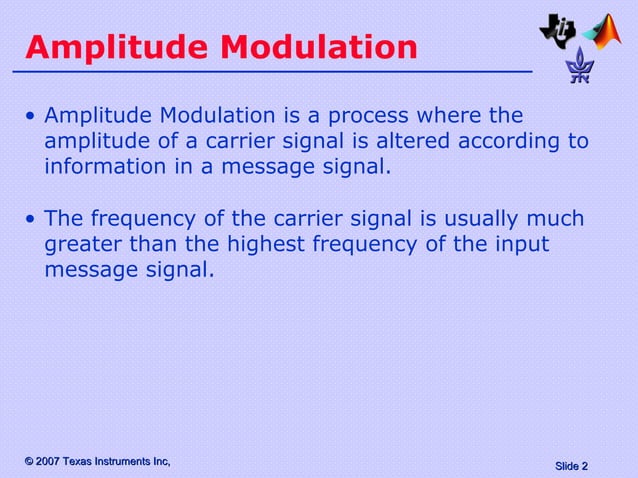 Amplitude modulation | PPT