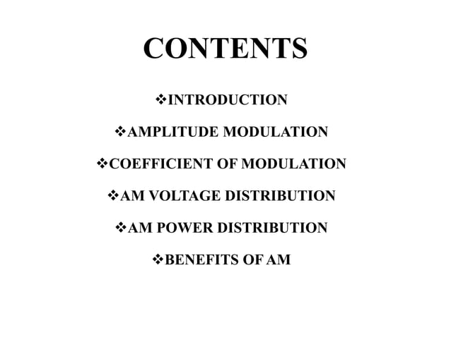Amplitudemodulation Ppt