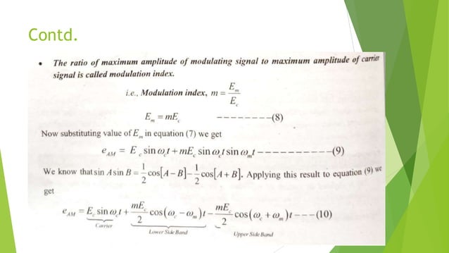 Amplitude modulation | PPT