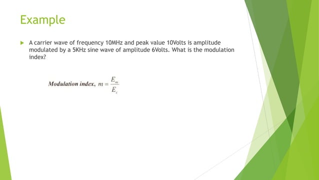 Amplitude modulation | PPT