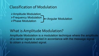 Amplitude modulation | PPTX