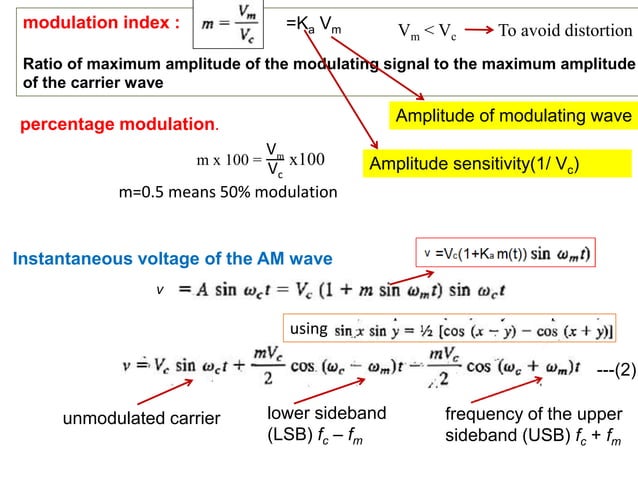 Amplitude modulation and Demodulation Techniques | PPTX