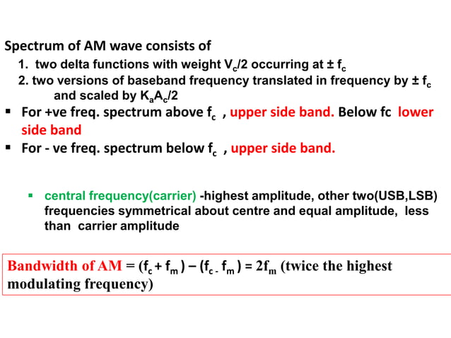 Amplitude modulation and Demodulation Techniques | PPTX