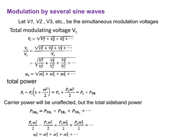 Amplitude modulation and Demodulation Techniques | PPTX