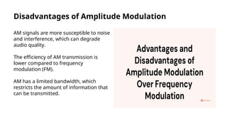 Amplitude Modulation of analoq communication | PPTX
