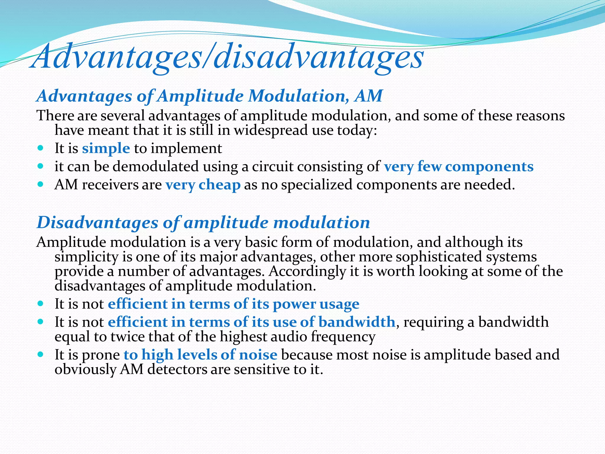 Amplitude modulation | PPT