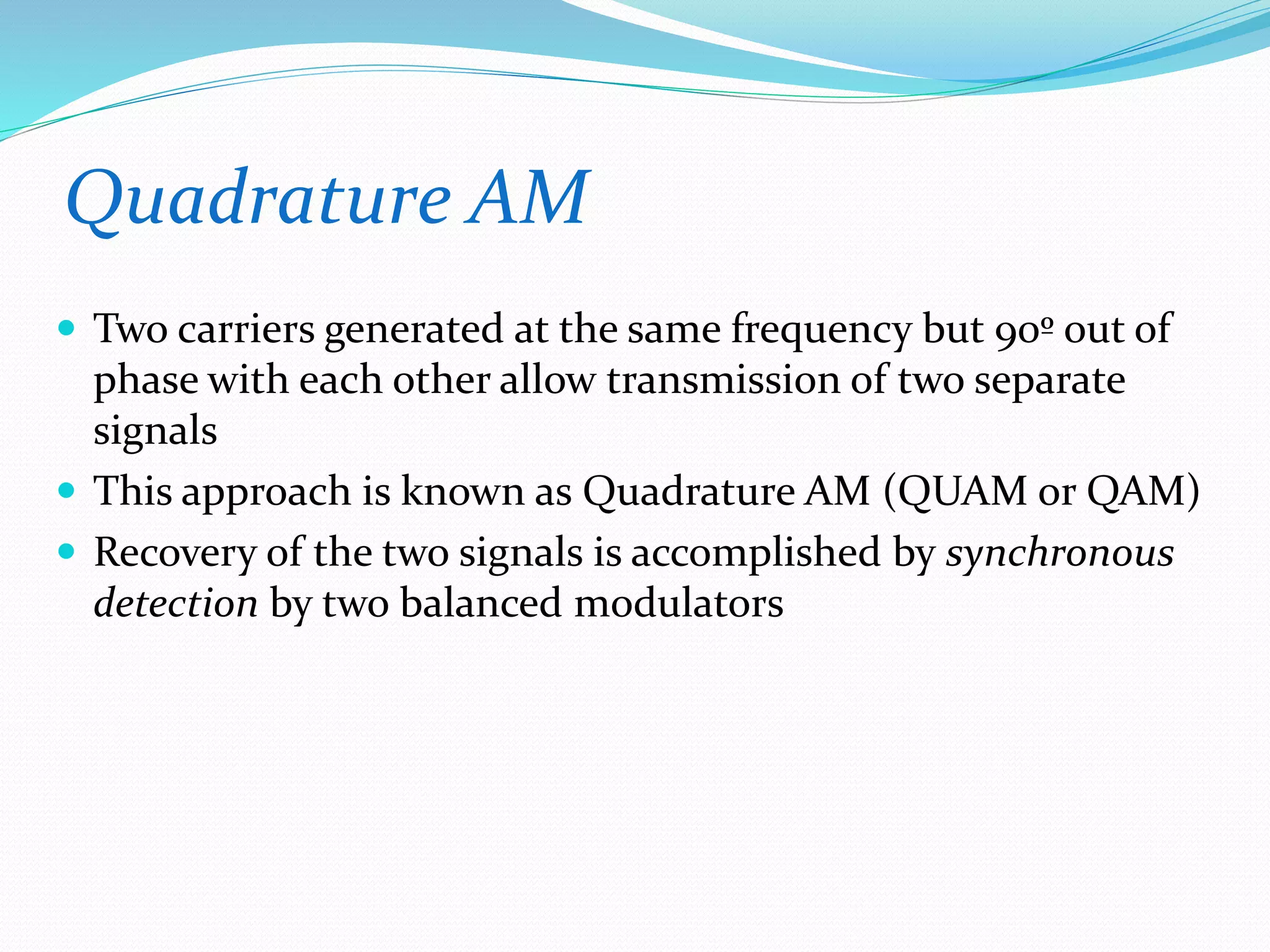 Amplitude modulation | PPT